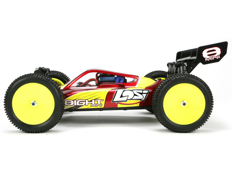 Losi Mini 8IGHT 1:14 4WD Brushless červená RTR (LOSB0224IT2) | Astra