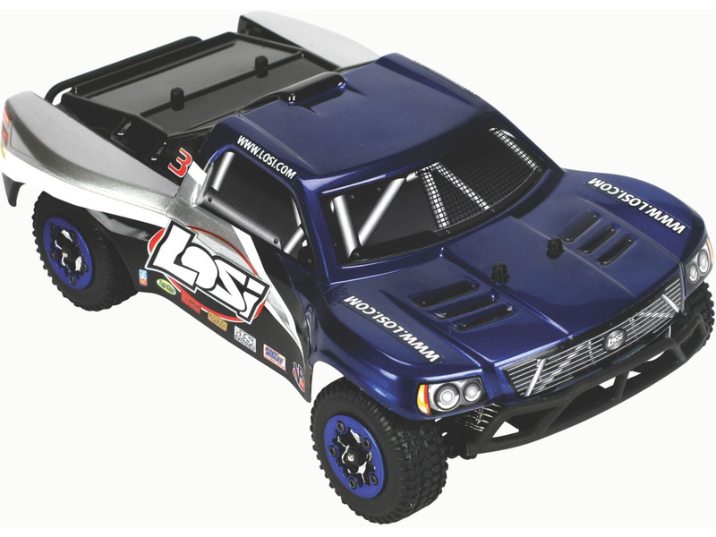 Losi Micro-Short Course BL 1:24 4WD RTR stříbrný (LOSB0242IT2) | Astra