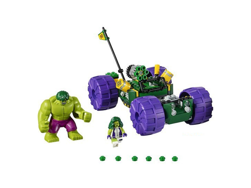 Red Hulk Vs Green Hulk Lego
