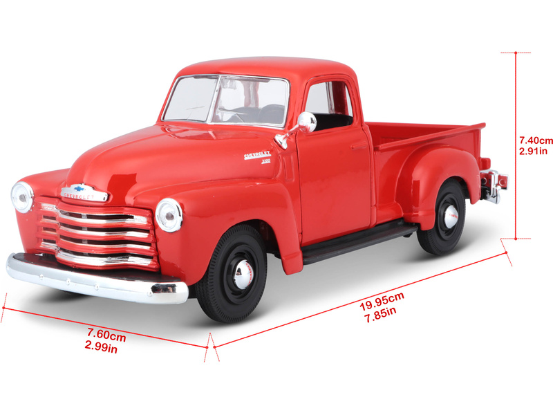 Maisto Chevrolet 3100 Pickup 1950 1:25 oranžová - sběratelský model ...