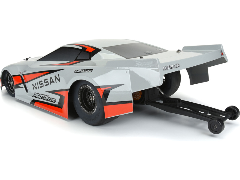 PROTOform Body 1/10 Nissan GT-R R35 Pro Mod Gray: Drag Car (PRM158514 ...