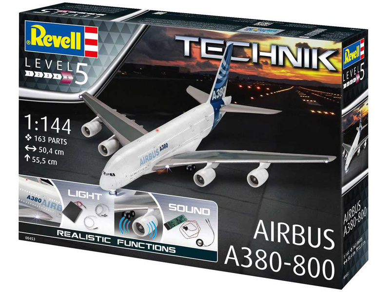 Revell Technik Airbus A380-800 (1:144) (RVL00453) | Astra