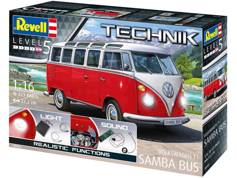 Revell Technik Volkswagen T1 Samba Bus (1:16) (RVL00455) | Astra