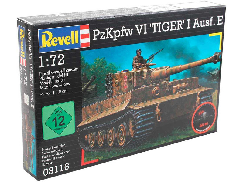 Revell Tank IV Tiger I Ausf.E (1:72) (RVL03116) | Astra