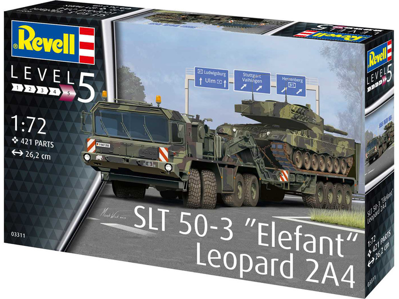 Revell SLT 50-3 Elefant a Leopard 2A4 (1:72) (RVL03311) | Astra