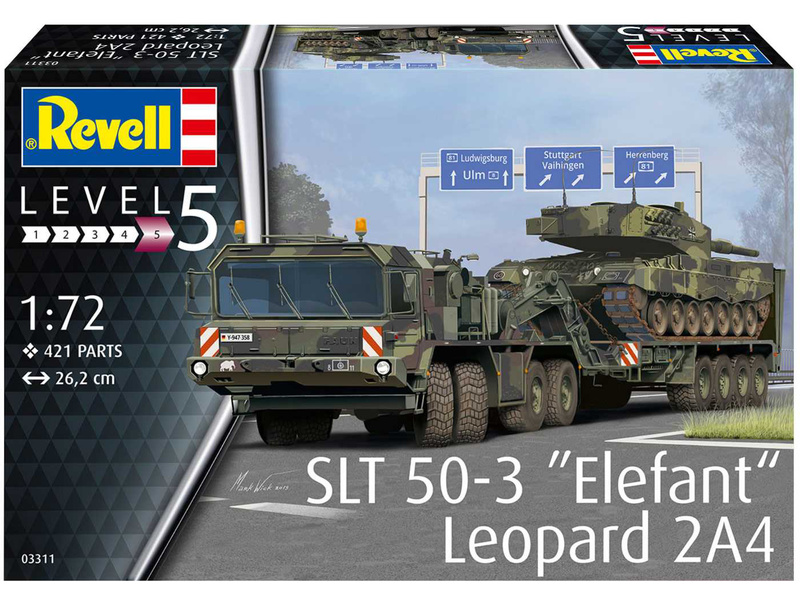 Revell SLT 50-3 Elefant a Leopard 2A4 (1:72) (RVL03311) | Astra
