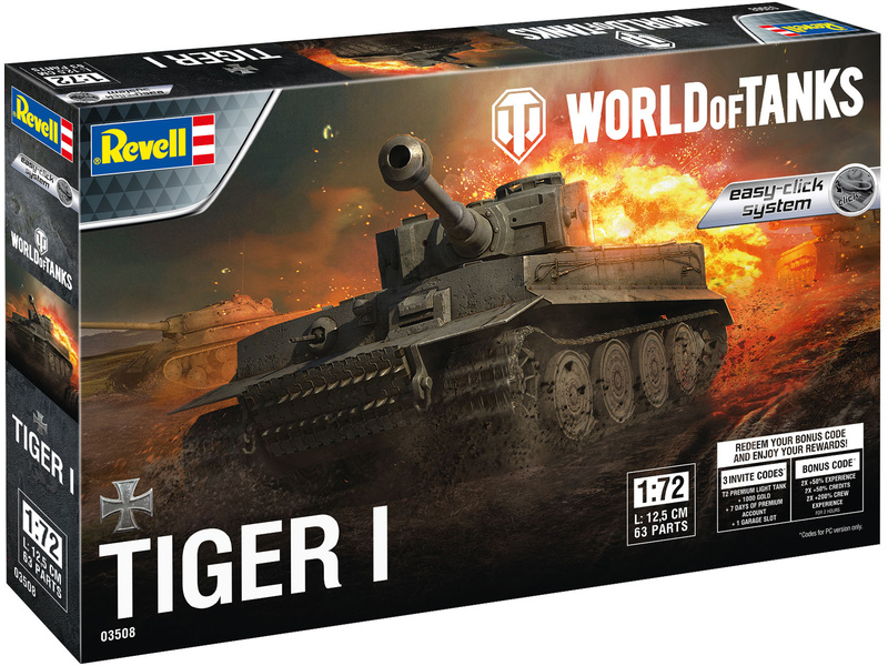 Revell Tiger I (1:72) (World of Tanks) (RVL03508) | Astra