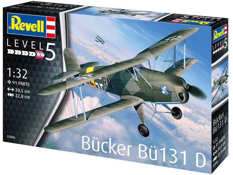 Revell Bücker Bü131 Jungmann (1:32) (RVL03886) | Astra