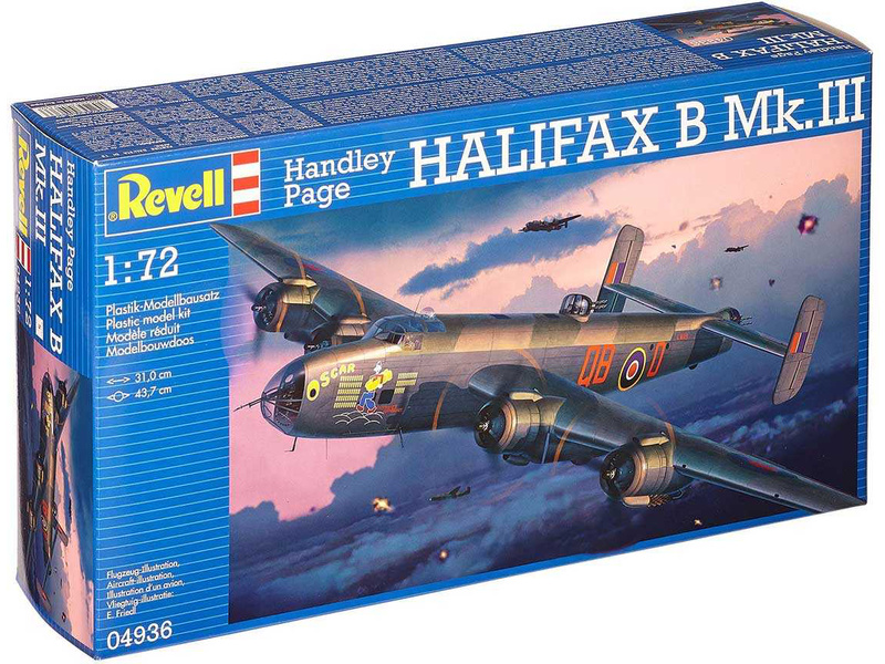 Revell Handley Page Halifax Mk.III 1:72 (RVL04936) | Astra