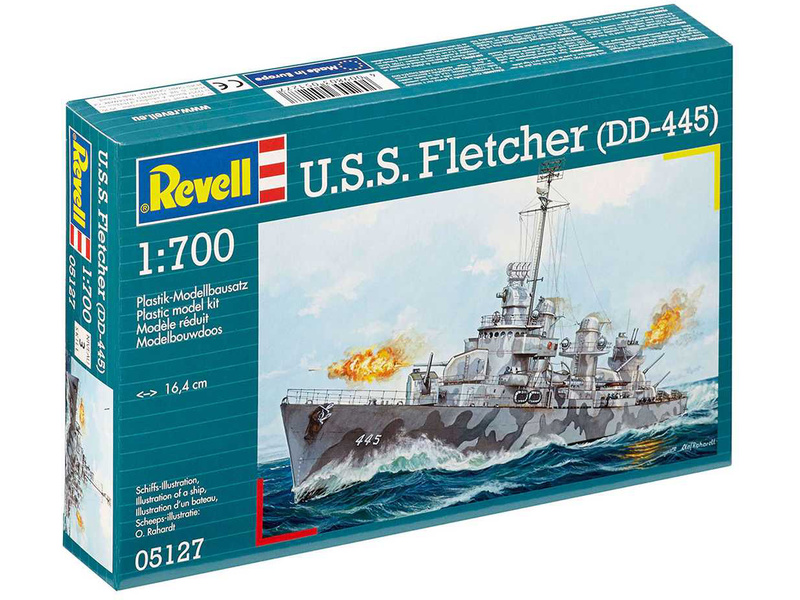 Revell U.S.S. Fletcher (DD-445) (1:700) (RVL05127) | Astra