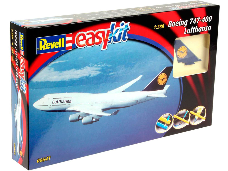 Revell EasyKit - Boening 747 Lufthansa (1:288) (RVL06641) | Astra