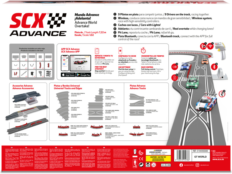 Autodráha SCX Advance GT World (SCXE10435X500) | Astra