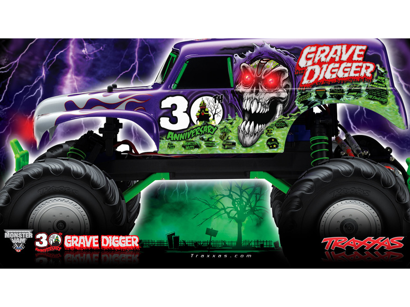 Traxxas Monster Jam 1:10 Grave Digger 30th RTR - RC model auta ...