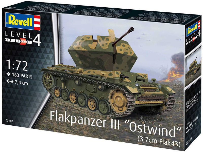 Revell Flakpanzer III Ostwind 1:72 (RVL03286) | Astra