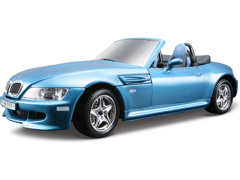 Bburago Kit BMW M Roadster 1996 1:24 modrá metalíza - sběratelský model ...