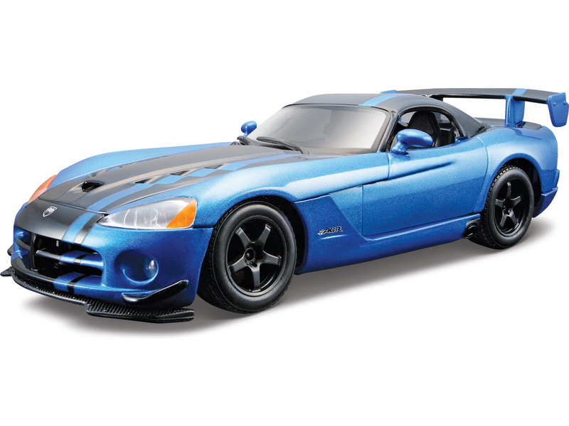 Bburago Kit Dodge Viper SRT 10 ACR 1:24 modrá - sběratelský model auta ...