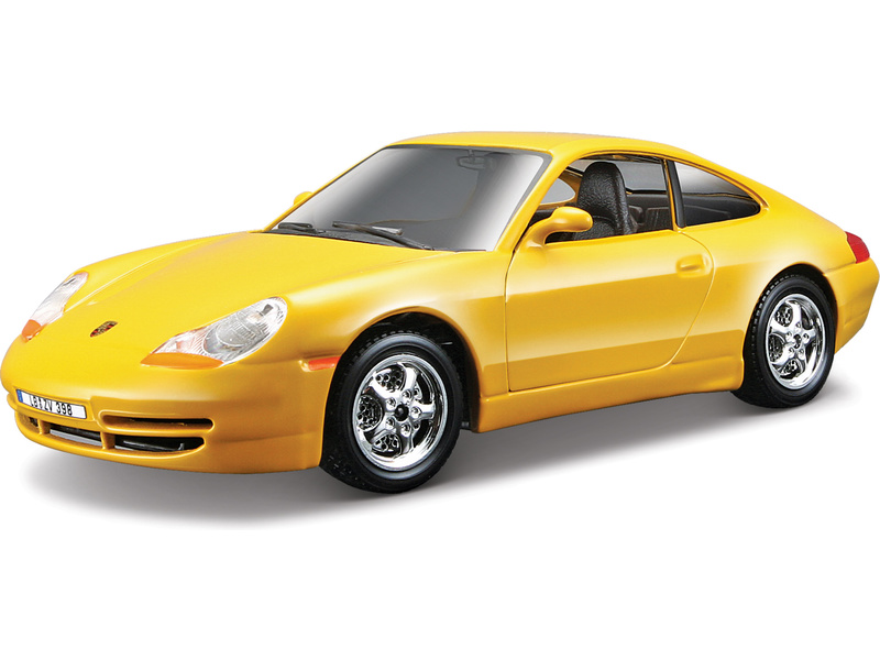 Bburago Kit Porsche 911 Carrera 1:24 žlutá - sběratelský model auta ...