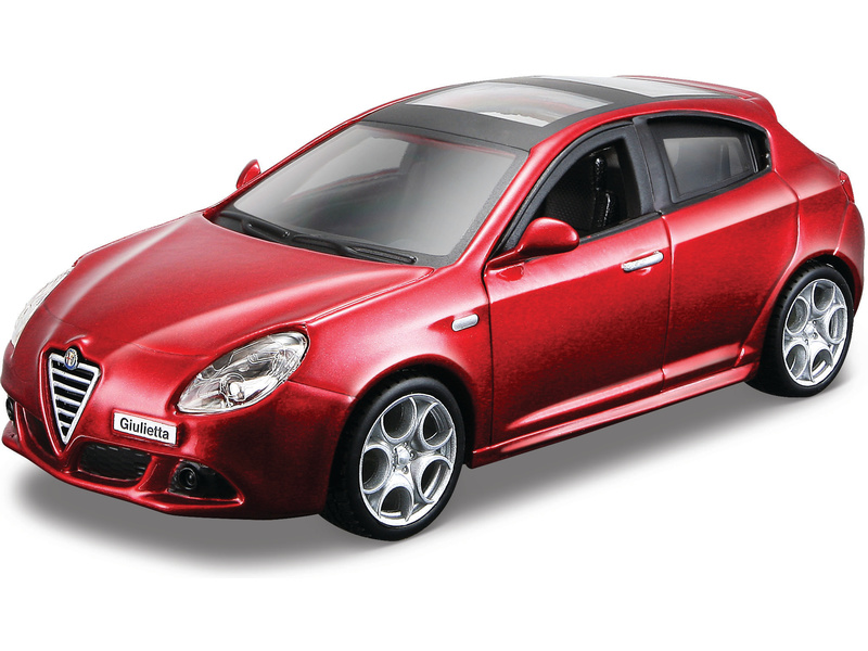 BBURAGO 1:32 Bburago Alfa Romeo Giulietta (červená metalíza) BB18-43030