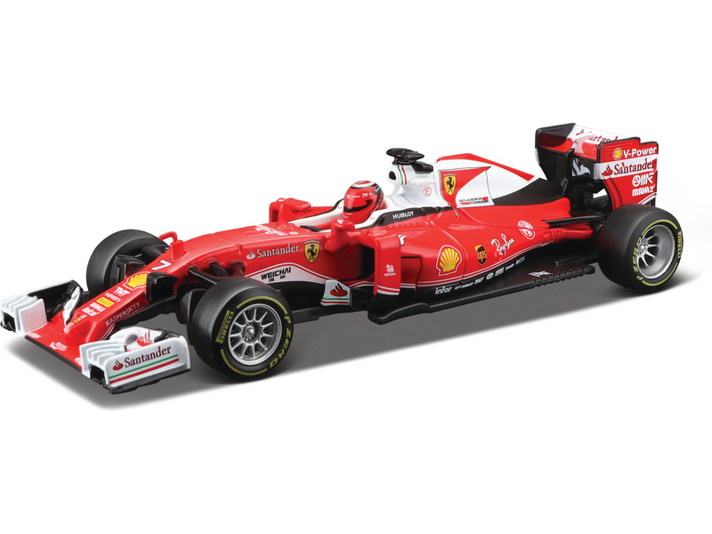 Bburago Ferrari SF16-H 1:32 Raikkonen - sběratelský model formule (BB18 ...