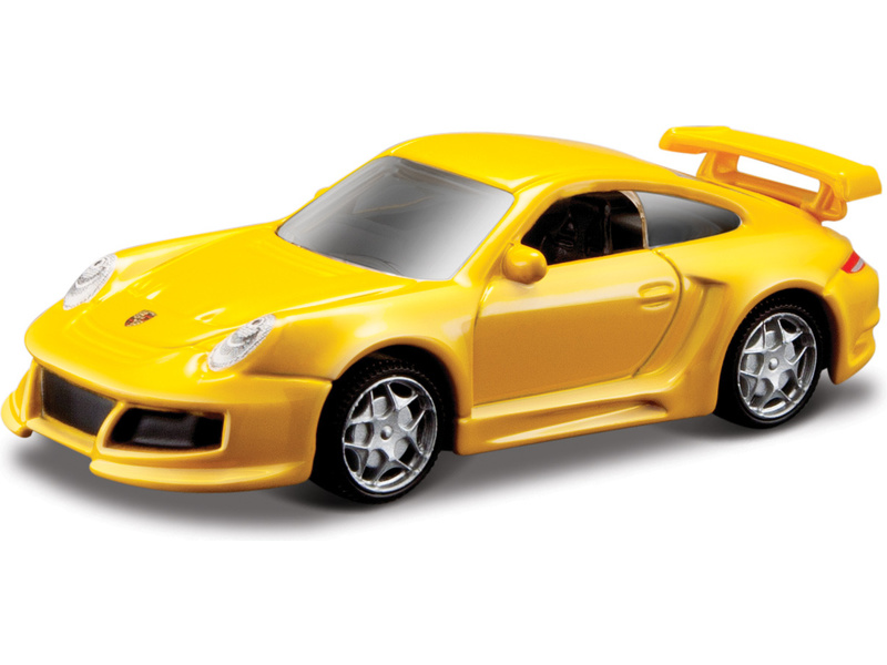 Bburago Porsche 911 GT2 1:64 žlutá - sběratelský model auta (BB18-59010 ...