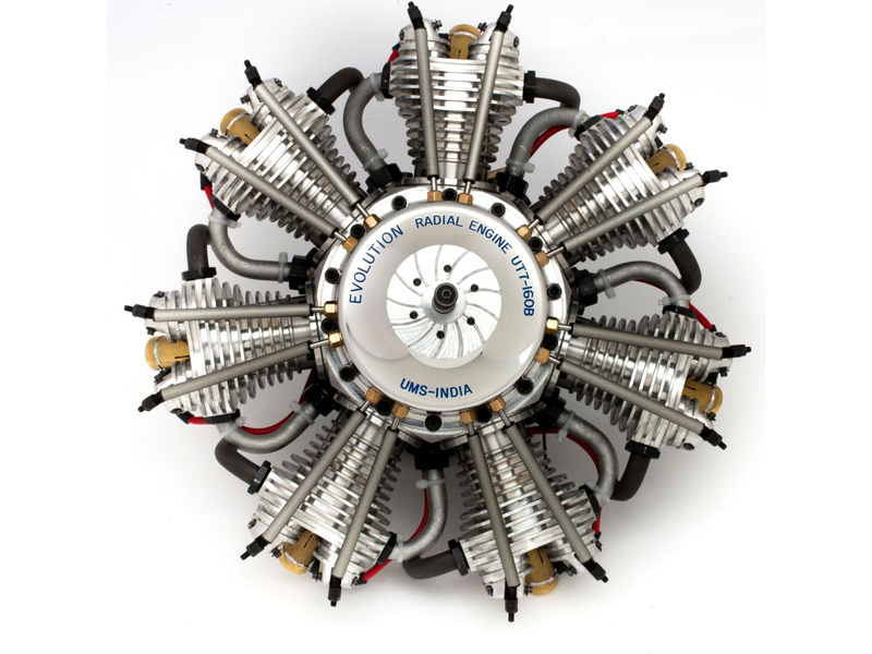 Evolution 7-Cylinder 160cc 4-Stroke Gas Radial Engine (EVOE7160) | Astra