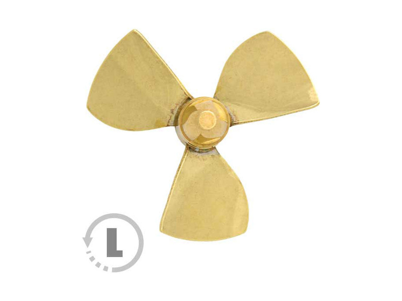 Raboesch boat propeller class 150 90mm M5 3-blade left (KR-rb150-22 ...