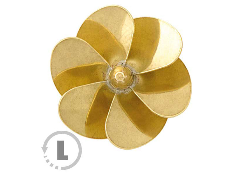 Raboesch boat propeller class 163 30mm M3 6-blade left (KR-rb163-12 ...