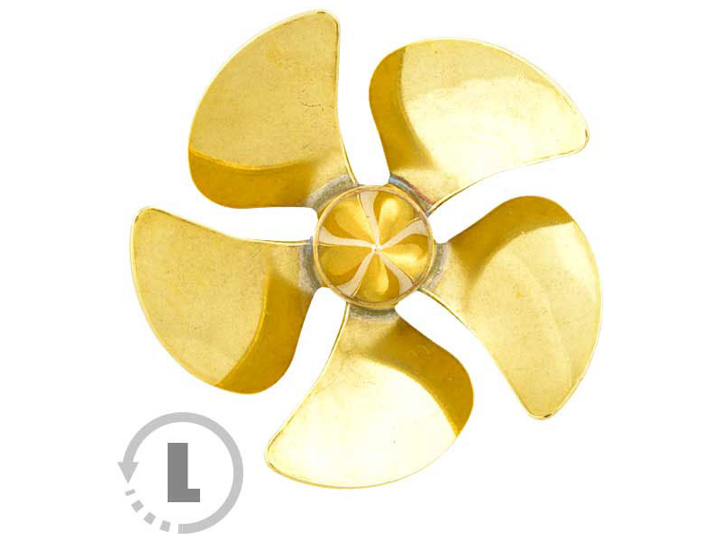 Raboesch boat propeller class 183 65mm M5 5-blade left (KR-rb183-18 ...