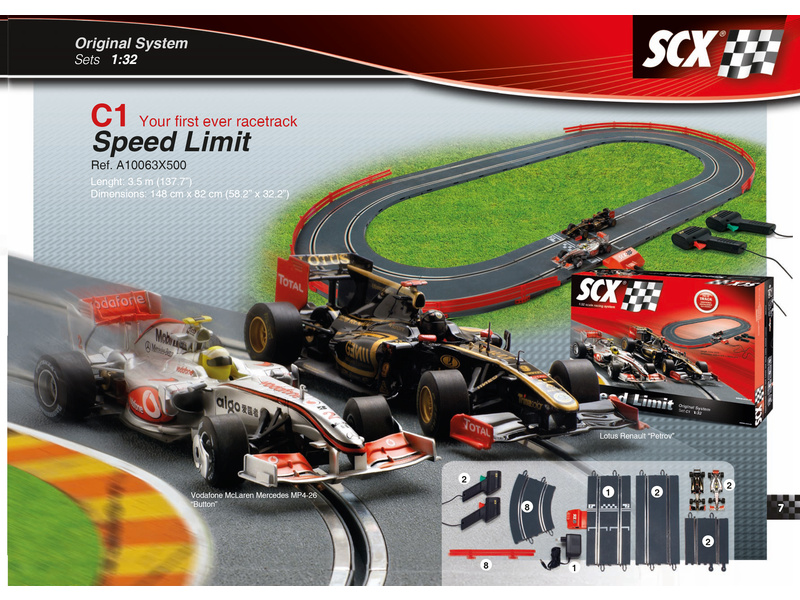 Autodráha SCX C1 F1 Speed Limit McLaren vs Lotus (SCXA10063X500) | Astra