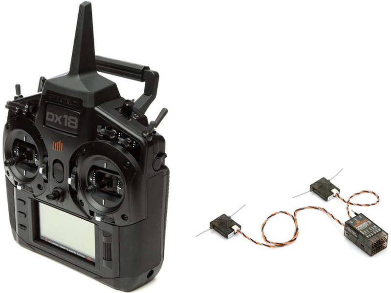 Spektrum DX18 Stealth Edition, AR9020 - RC vysílač (SPM18200EU) | Astra