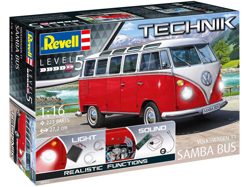 Revell Technik - Volkswagen T1 Samba Bus (1:16) (RVL00455) | Astra