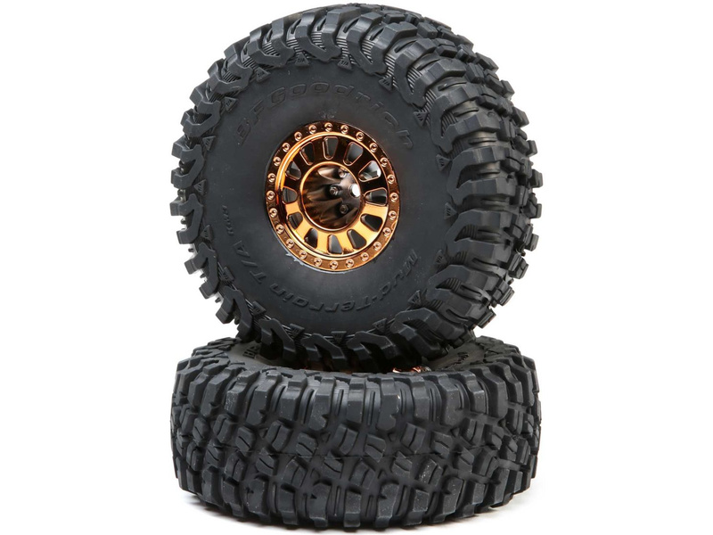 Losi Wheel w/BFG Tire, Copper: Lasernut U4 (LOS43028) | Astra